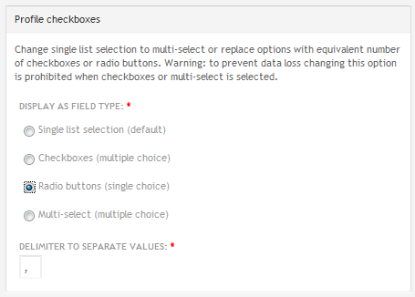 Drupal – User Profile Radio Field | Eureka!