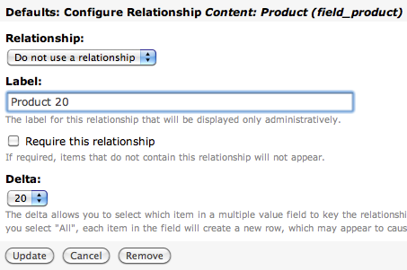 Drupal – Increase Views Relationship Delta Limit | Eureka!